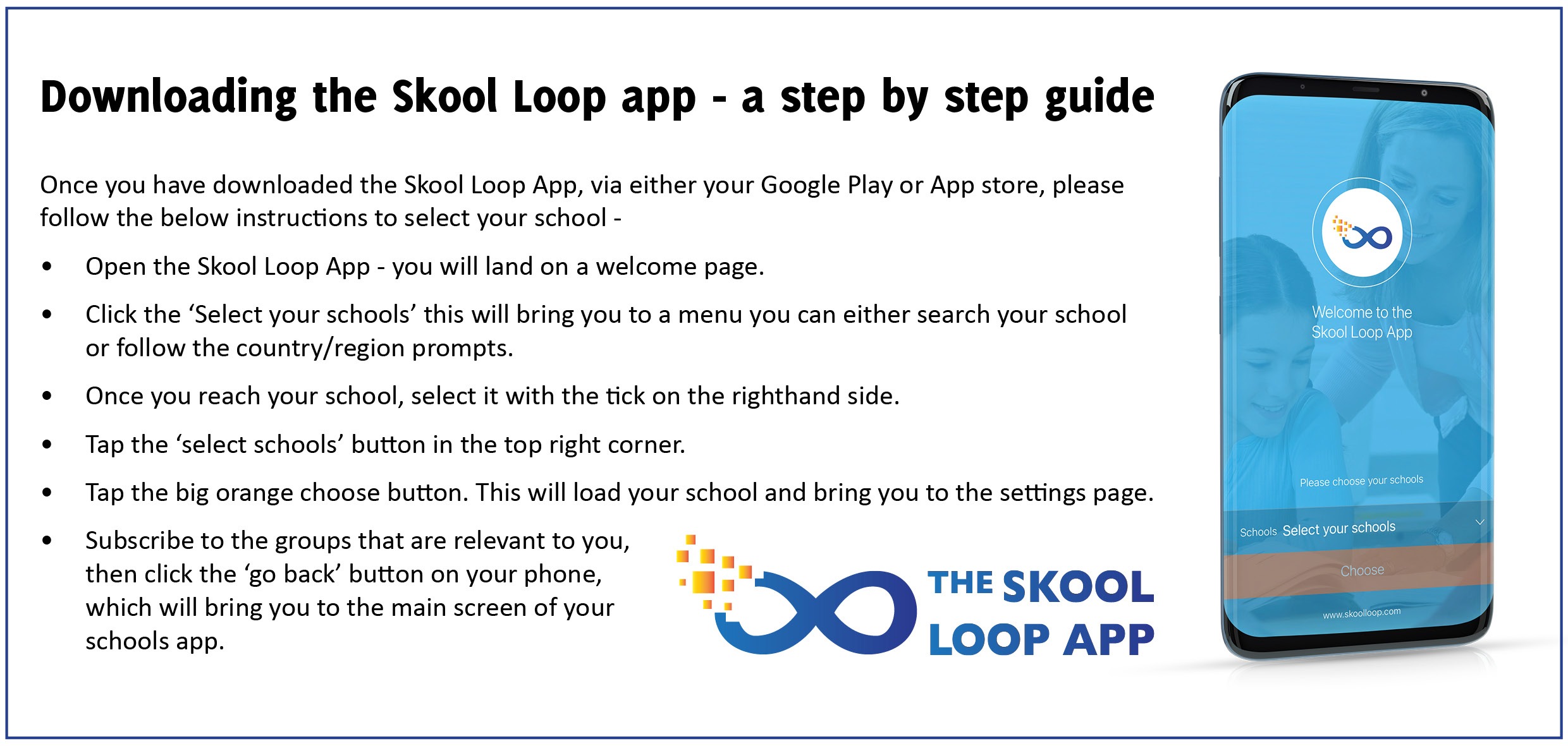 Skool Loop App – Dyer Street School